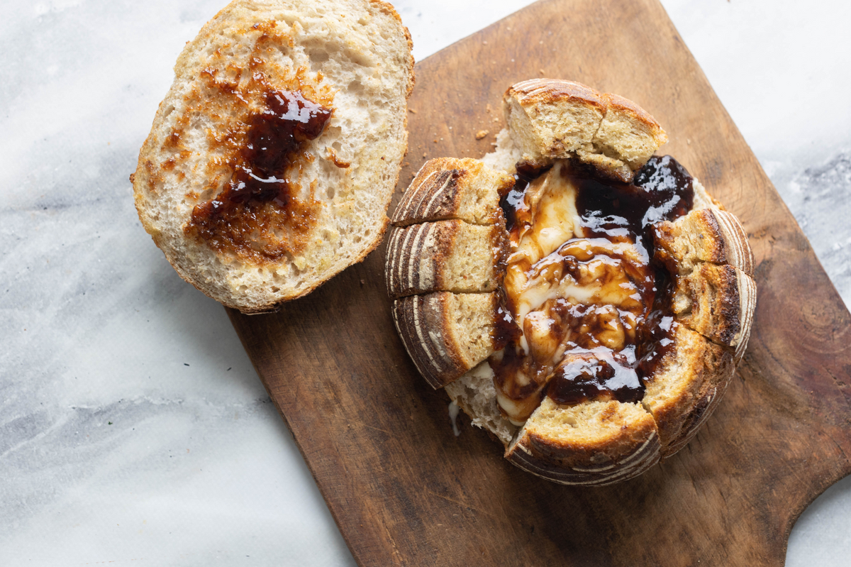 Baked Green Hill Bread Bowl - Sweet Grass Dairy